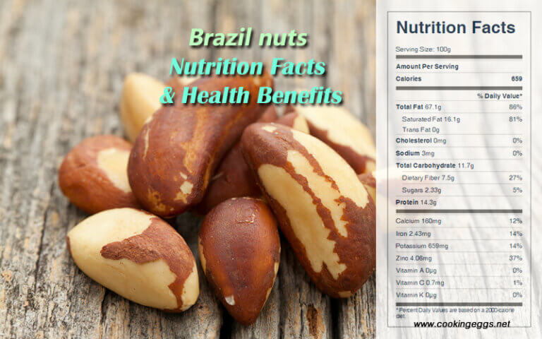 Brazil nuts Nutrition Facts & Health Benefits - CookingEggs
