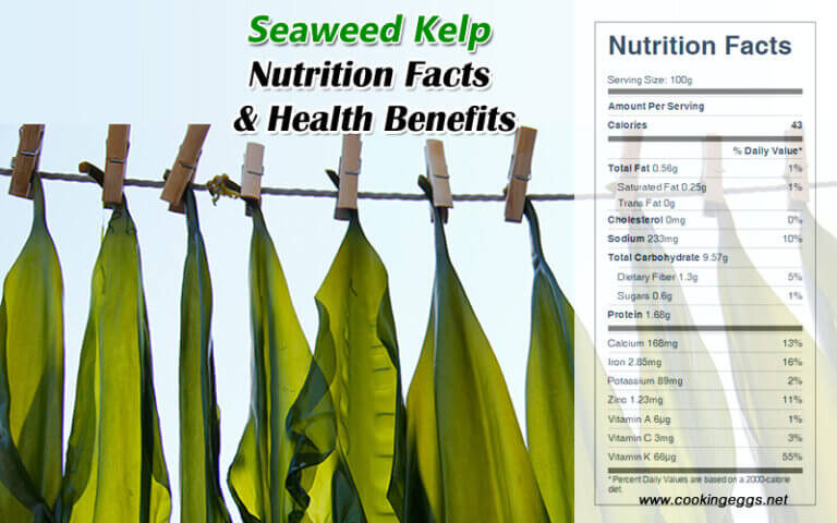 Seaweed Kelp Nutrition Facts & Health Benefits - CookingEggs