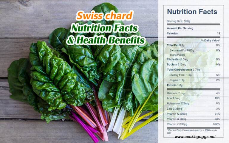 Swiss chard Nutrition Facts & Health Benefits - CookingEggs