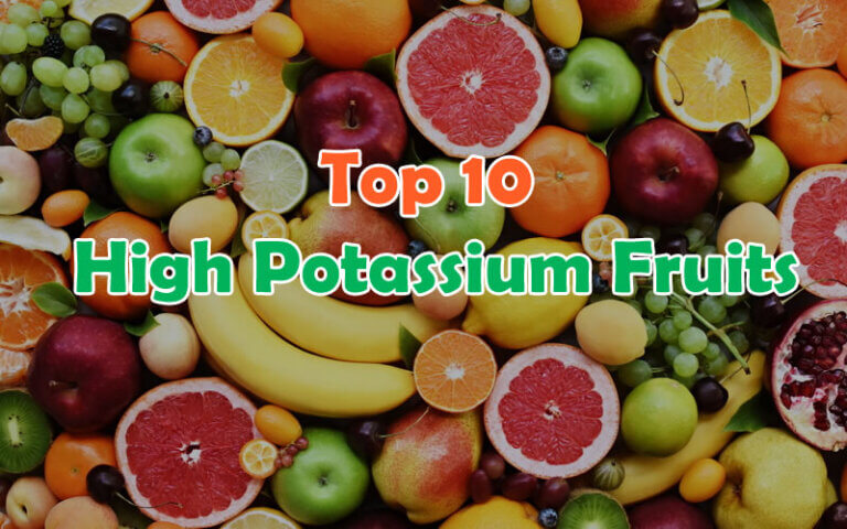 Top 10 High Potassium Fruits Chart - CookingEggs